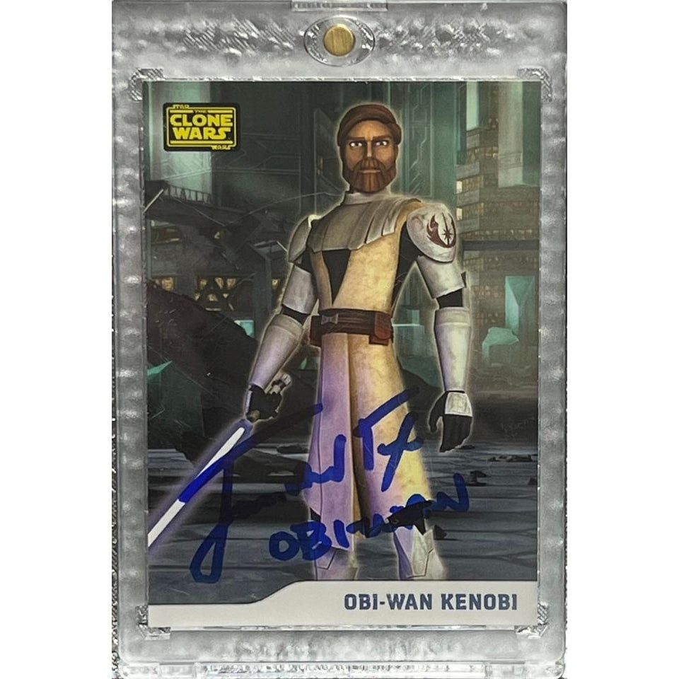 James Arnold Taylor signed Obi Wan Kenobi card Clone Wars JSA certified ...