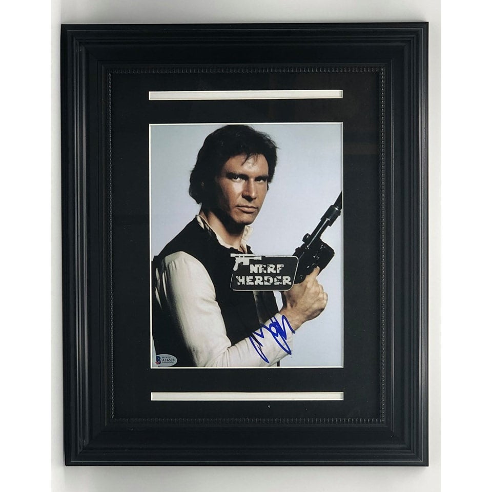 Harrison Ford signed 11x14 Han Solo with patch with Beckett Letter of ...
