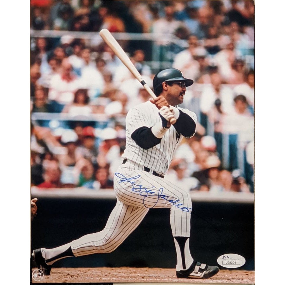 Reggie Jackson Yankees Signed Loose 8x10 with JSA COA | Autographs Plus