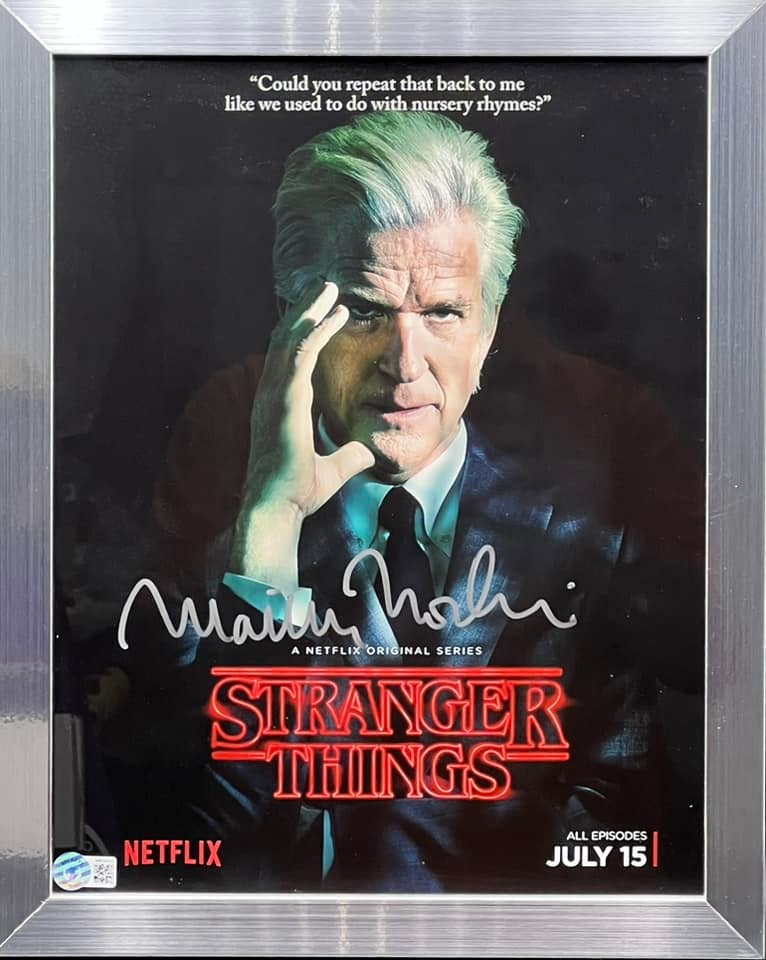 Matthew Modine signed 11x14 Beckett certified. Stranger Things ...