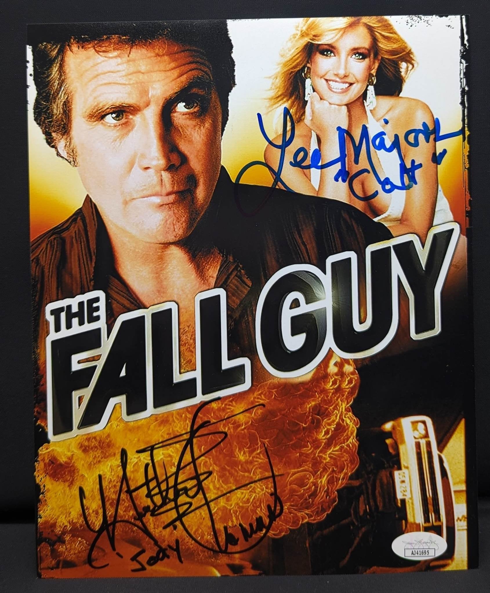 Lee Majors, Heather Thomas signed 8x10. The Fall Guy. JSA certified ...