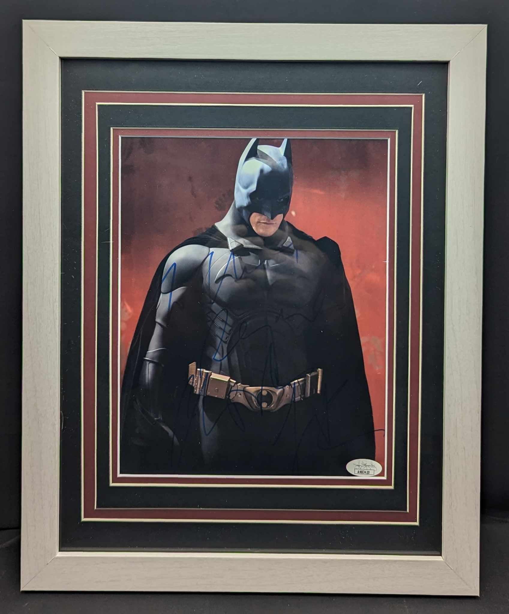 Christian Bale signed 11x14. JSA certified. Batman | Autographs Plus
