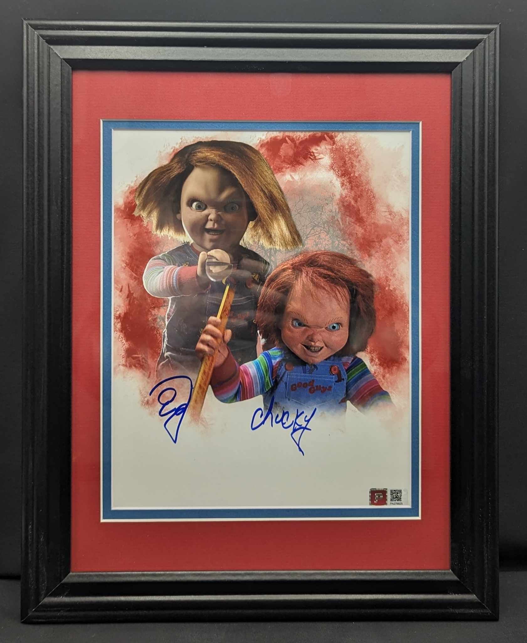 Ed Gale signed 11x14. Pristine certified. Chucky Child's Play ...